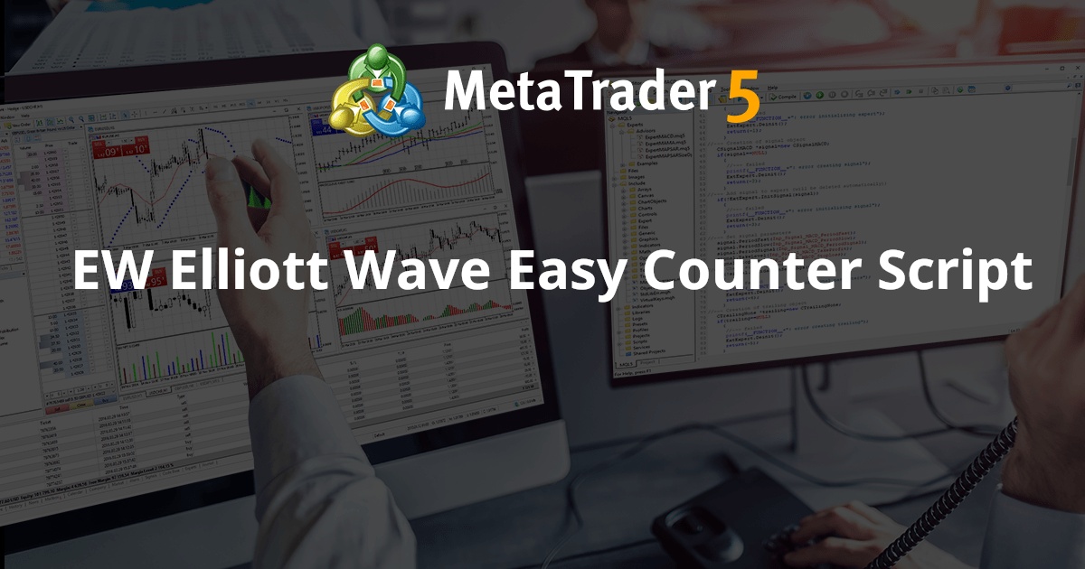 Free download of the 'EW Elliott Wave Easy Counter Script' script by 'tradertools-fx1' for ...