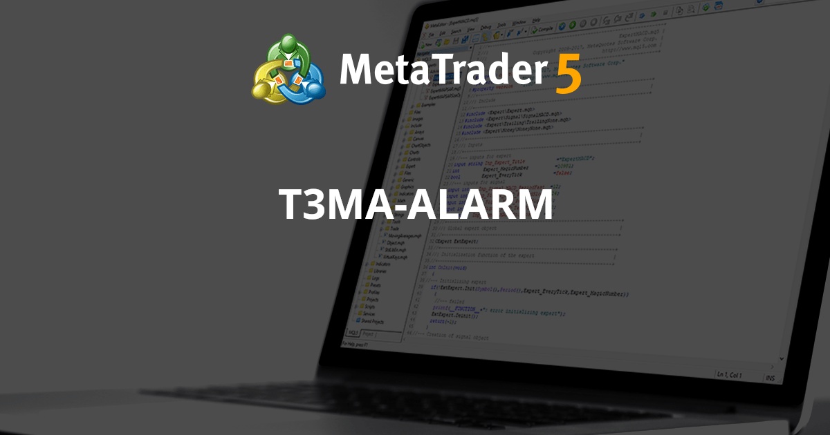 Free download of the 'T3MA-ALARM' indicator by 'Integer' for MetaTrader ...