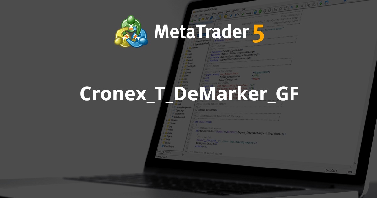 Free download of the 'Cronex_T_DeMarker_GF' indicator by 'GODZILLA' for MetaTrader 5 in the MQL5 ...