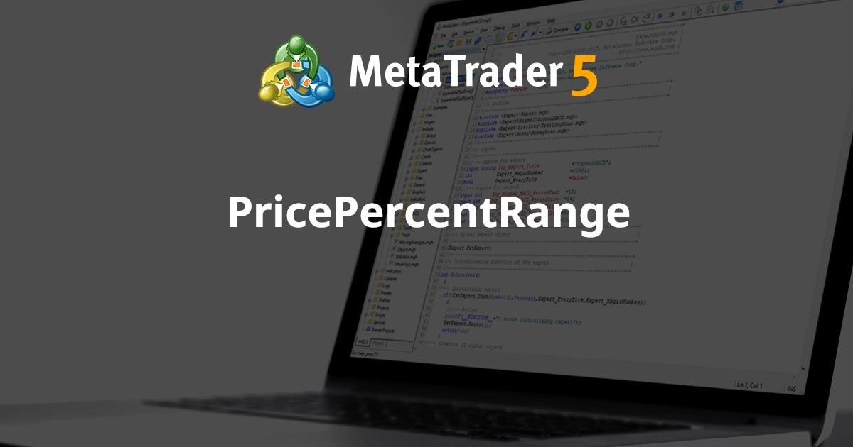 Free download of the 'PricePercentRange' indicator by '3rjfx' for MetaTrader 4 in the MQL5 Code ...