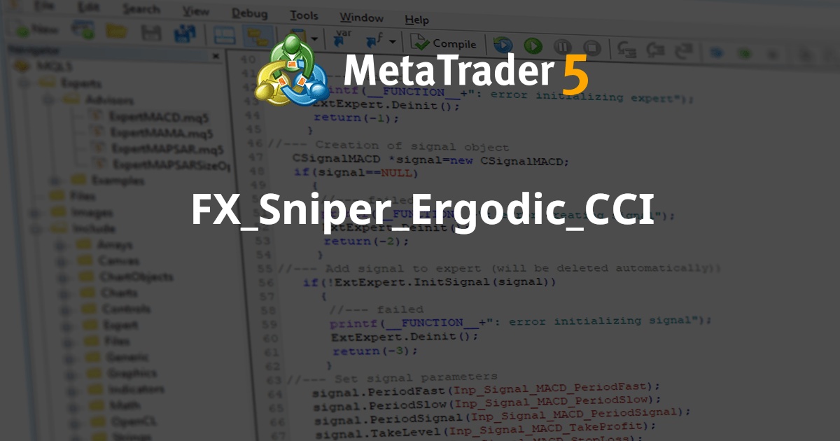 Free download of the 'FX_Sniper_Ergodic_CCI' indicator by 'GODZILLA' for MetaTrader 5 in the ...