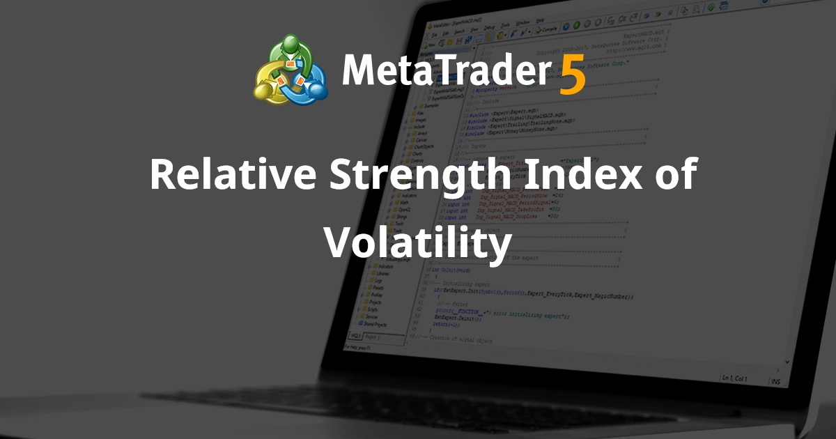 Free download of the 'Relative Strength Index of Volatility' indicator by 'Kos' for MetaTrader 5 ...