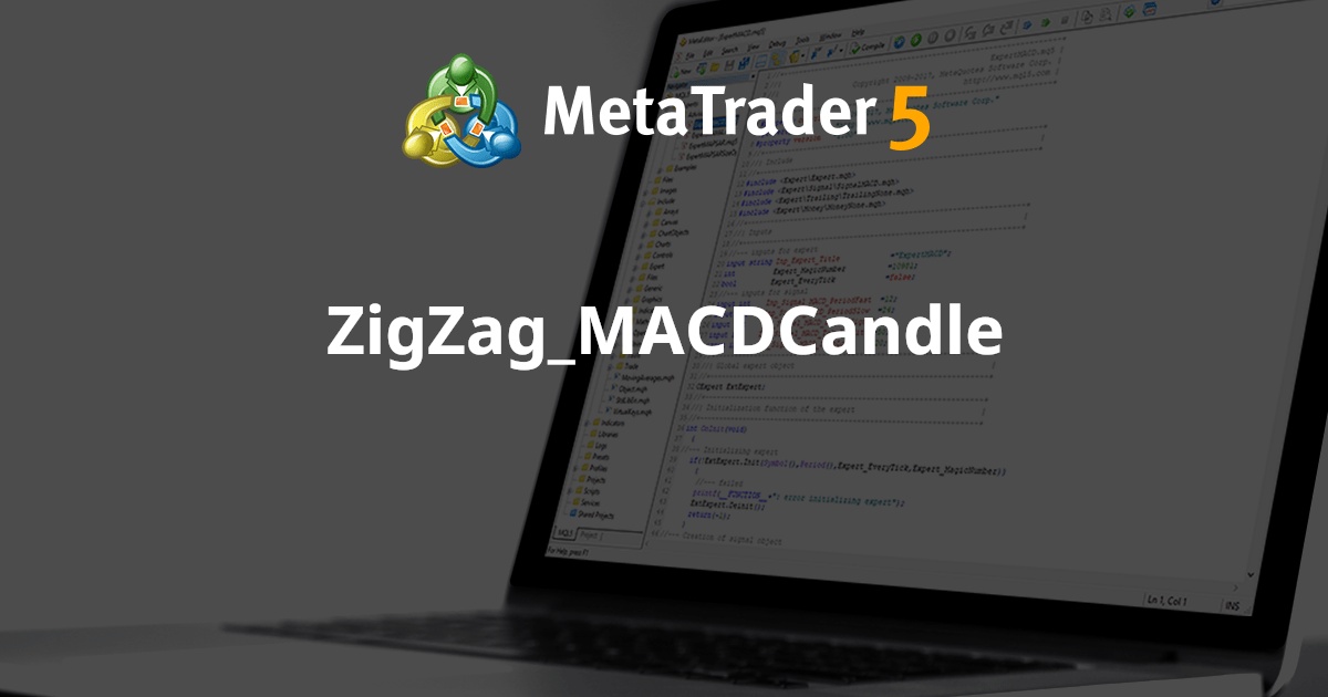 Free download of the 'ZigZag_MACDCandle' indicator by 'GODZILLA' for MetaTrader 5 in the MQL5 ...