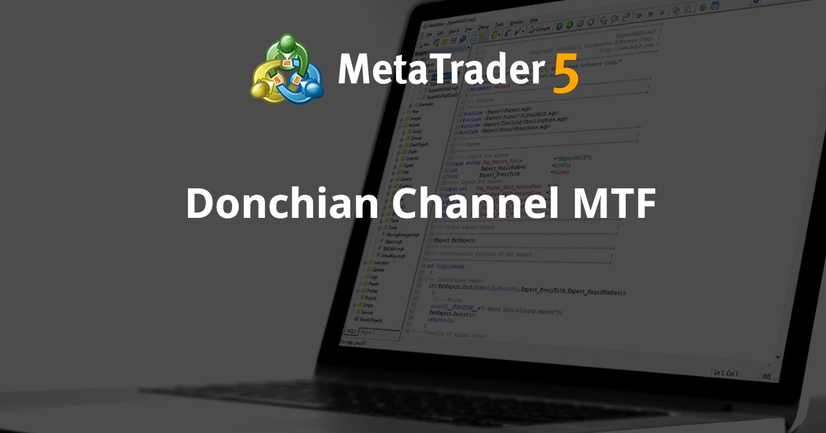 Free download of the 'Donchian Channel MTF' indicator by 'mladen' for MetaTrader 5 in the MQL5 ...