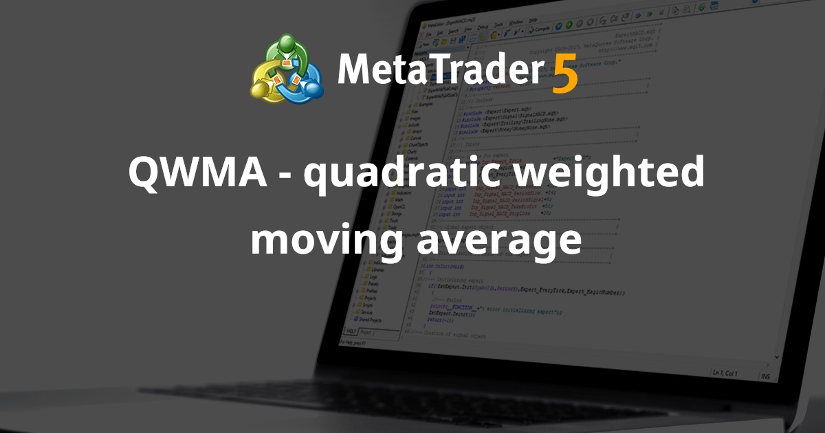 Free download of the 'QWMA - quadratic weighted moving average' indicator by 'mladen' for ...