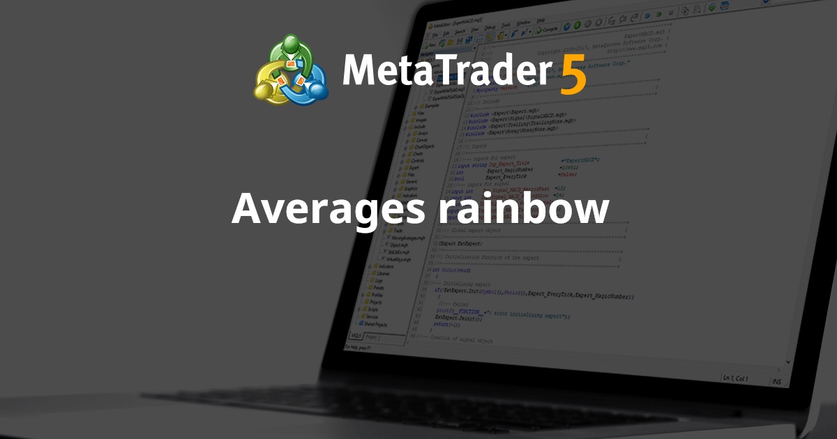Free download of the 'Averages rainbow' indicator by 'mladen' for MetaTrader 5 in the MQL5 Code ...