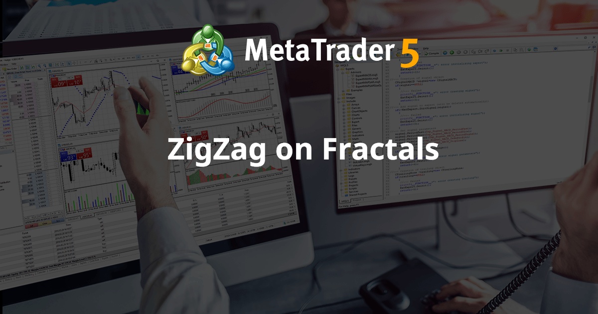 Free download of the 'ZigZag on Fractals' indicator by 'barabashkakvn' for MetaTrader 5 in the ...