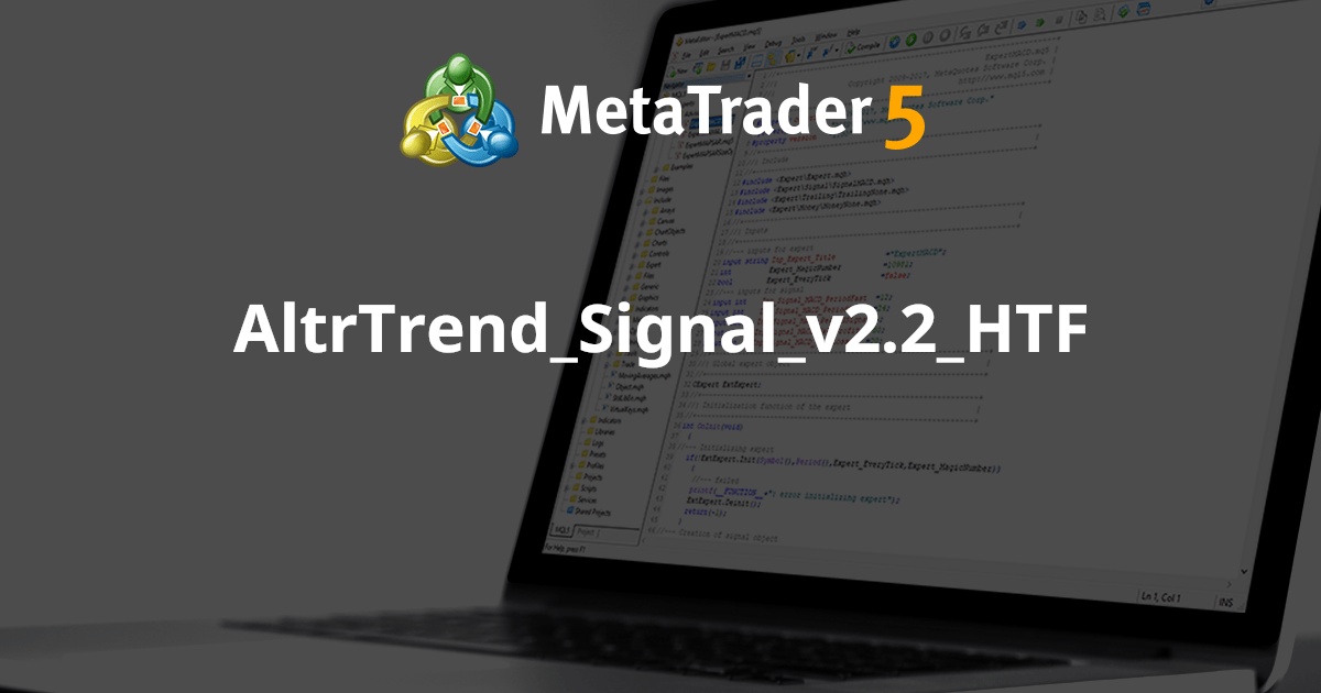 Free download of the 'AltrTrend_Signal_v2.2_HTF' indicator by 'GODZILLA' for MetaTrader 5 in the ...