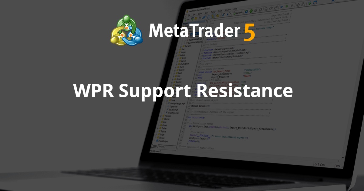 Free download of the 'WPR Support Resistance' indicator by 'mladen' for MetaTrader 5 in the MQL5 ...