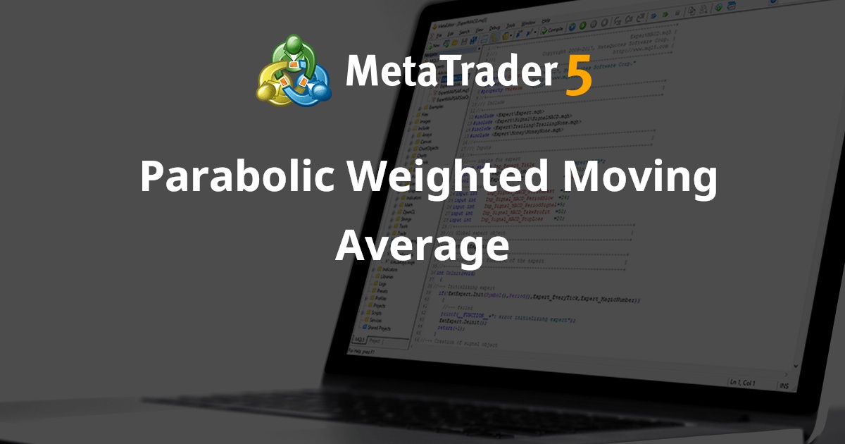 Free download of the 'Parabolic Weighted Moving Average' indicator by 'mladen' for MetaTrader 5 ...