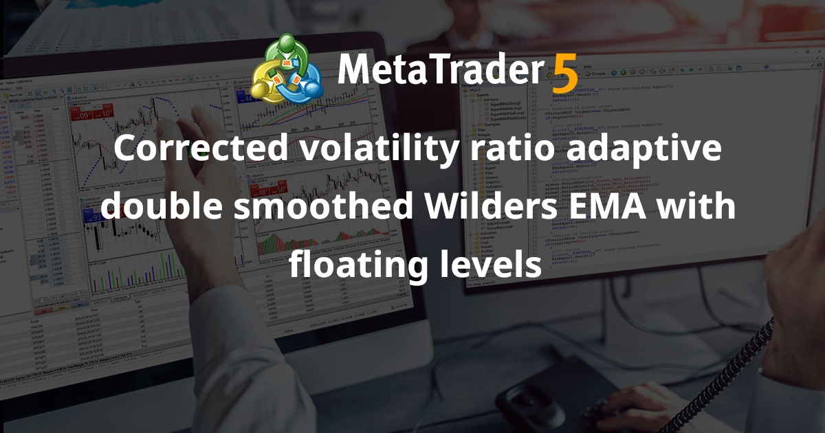 Free download of the 'Corrected volatility ratio adaptive double smoothed Wilders EMA with ...
