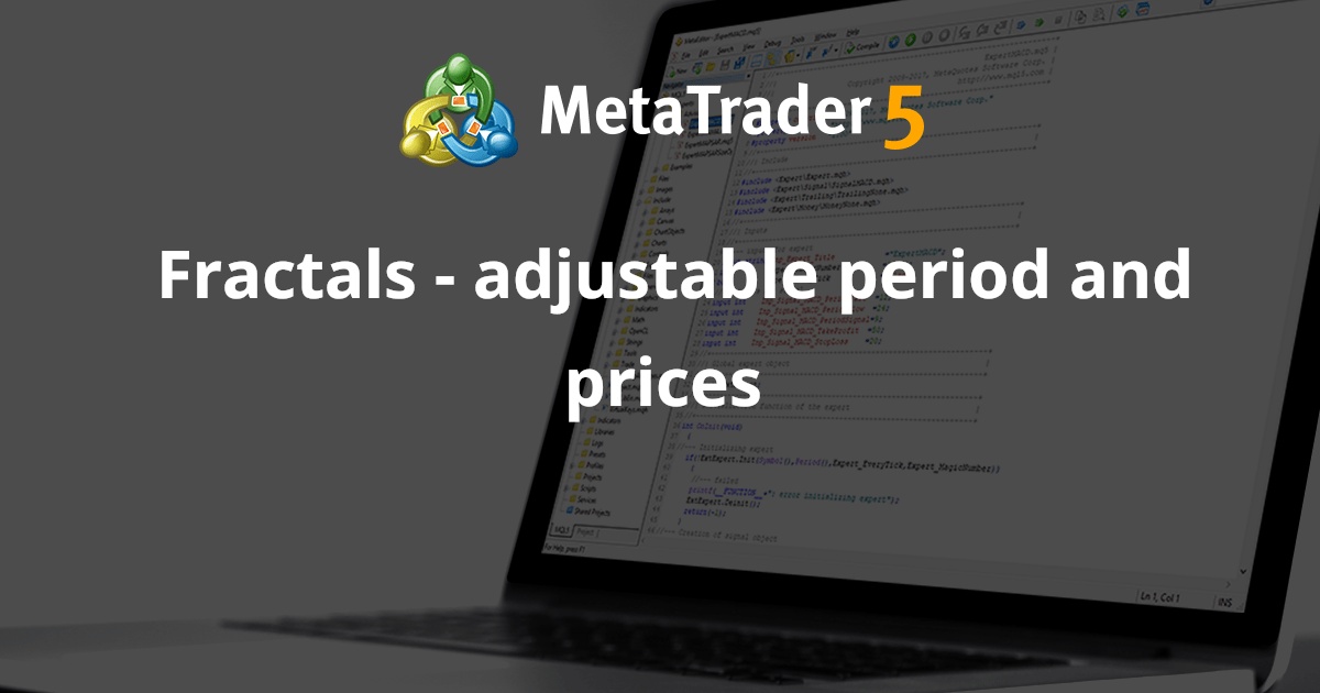 Free download of the 'Fractals - adjustable period and prices' indicator by 'mladen' for ...
