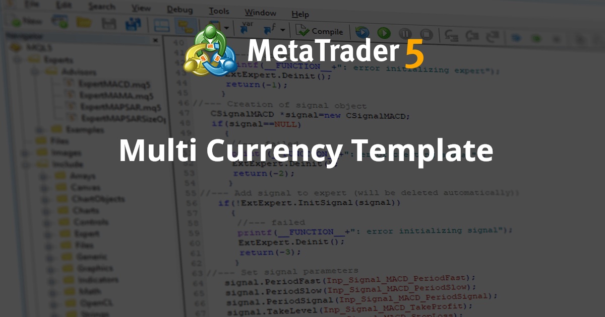 Free download of the 'Multi Currency Template' expert by 'drdz' for MetaTrader 4 in the MQL5 ...