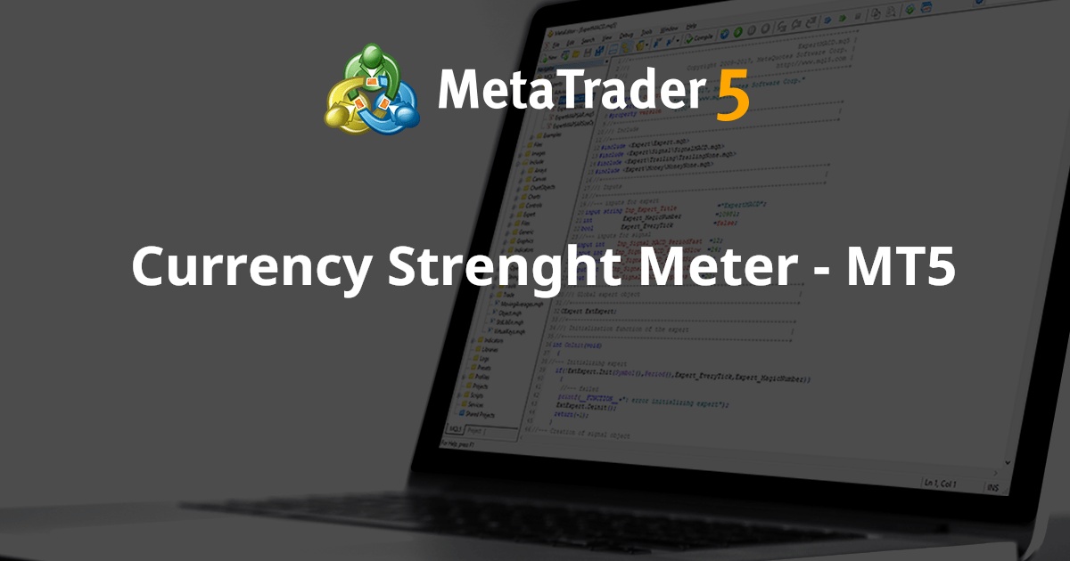 Free download of the 'Currency Strenght Meter - MT5' script by 'forexjarvis' for MetaTrader 5 in ...