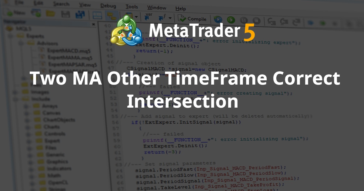 Free download of the 'Two MA Other TimeFrame Correct Intersection' expert by 'barabashkakvn' for ...