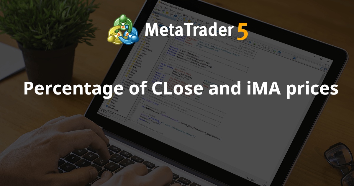 Free download of the 'Percentage of CLose and iMA prices' indicator by 'barabashkakvn' for ...