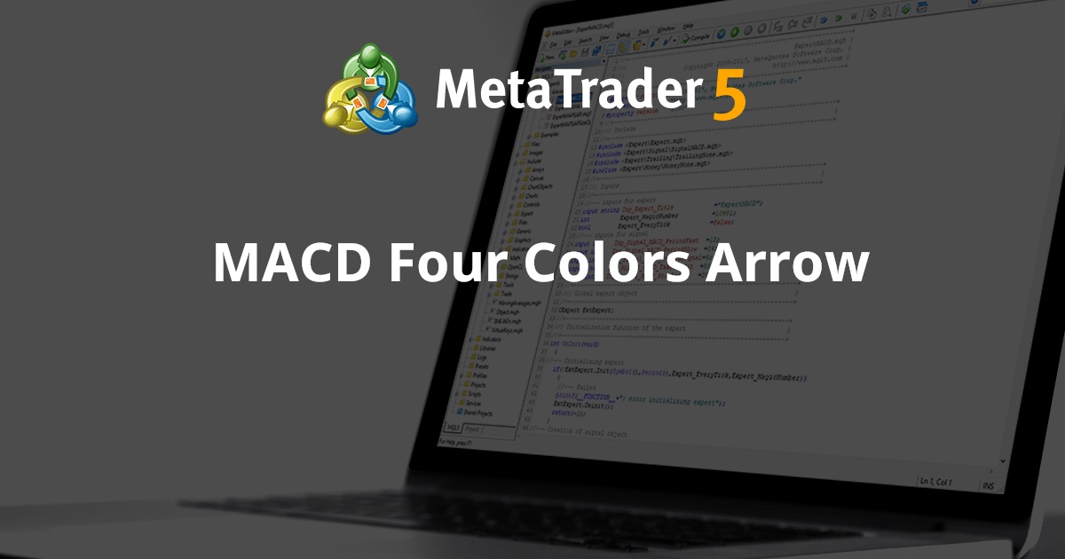 Free download of the 'MACD Four Colors Arrow' indicator by 'barabashkakvn' for MetaTrader 5 in ...
