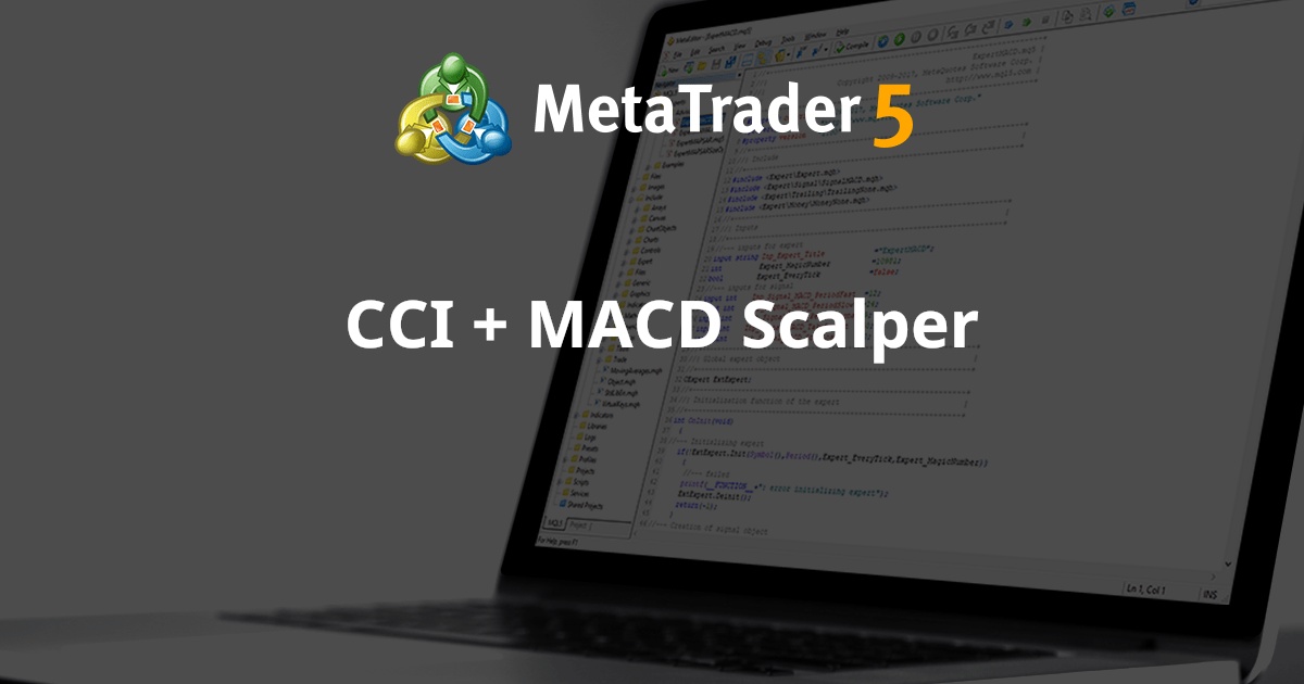 Free download of the 'CCI + MACD Scalper' expert by 'djjosik' for MetaTrader 5 in the MQL5 Code ...