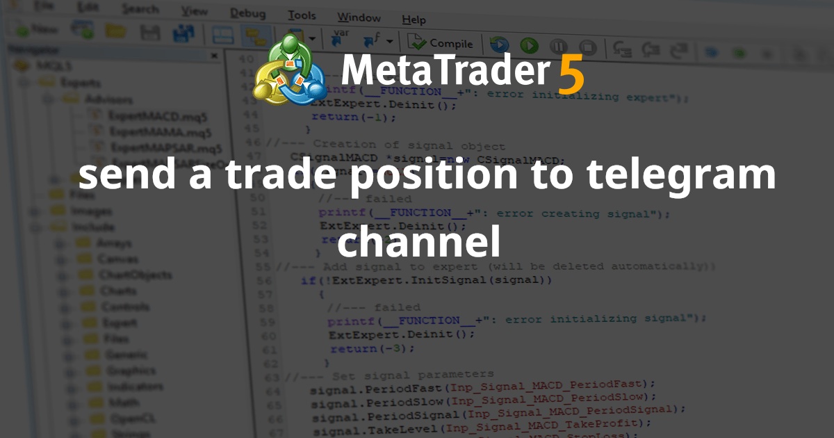 Free download of the 'send a trade position to telegram channel' script ...