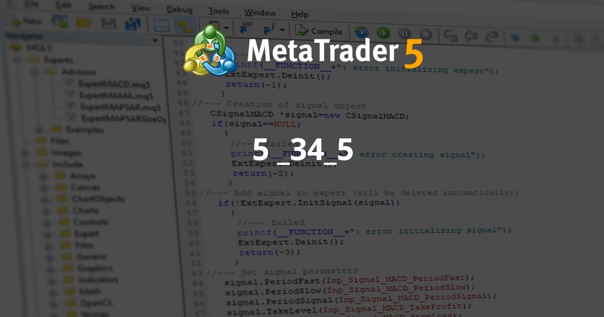 Free Download Of The 5 345 Indicator By Scriptor For Metatrader 4 In The Mql5 Code Base