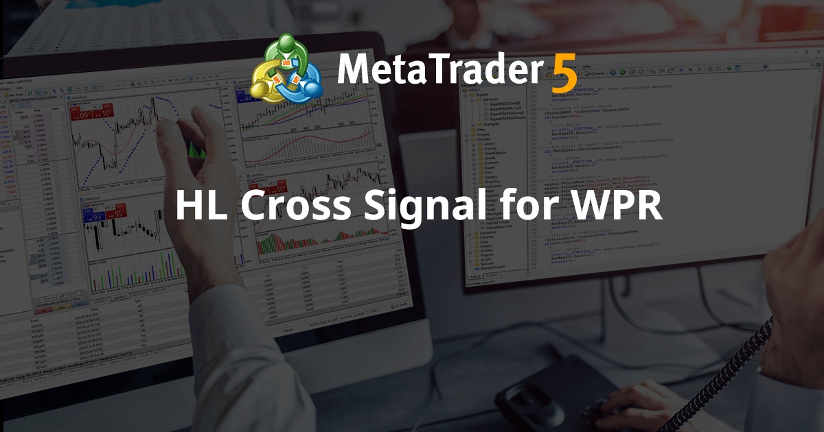 Free download of the 'HL Cross Signal for WPR' indicator by 'GODZILLA' for MetaTrader 5 in the ...