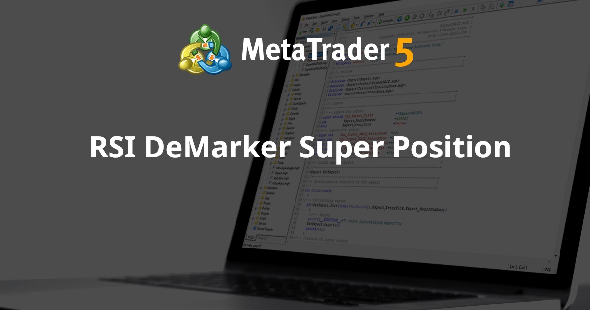 Free download of the 'RSI DeMarker Super Position' indicator by 'Cronex' for MetaTrader 4 in the ...