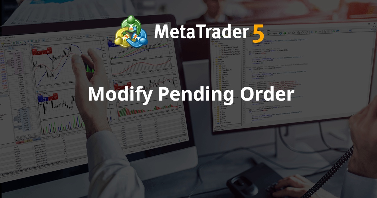 Free Download Of The Modify Pending Order Script By Metaquotes For Metatrader 4 In The Mql5