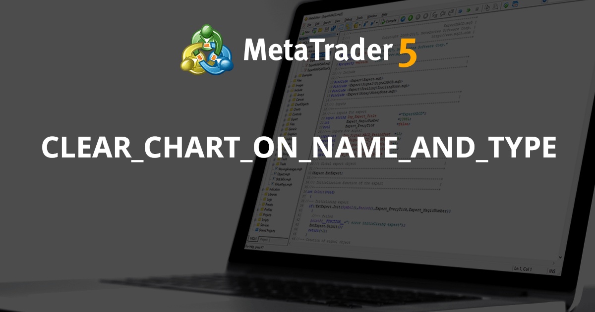 Free download of the 'CLEAR_CHART_ON_NAME_AND_TYPE ' script by 'Korey' for MetaTrader 4 in the ...
