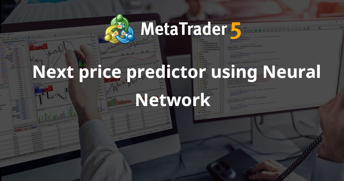 Free download of the 'Next price predictor using Neural Network' indicator by 'gpwr' for ...
