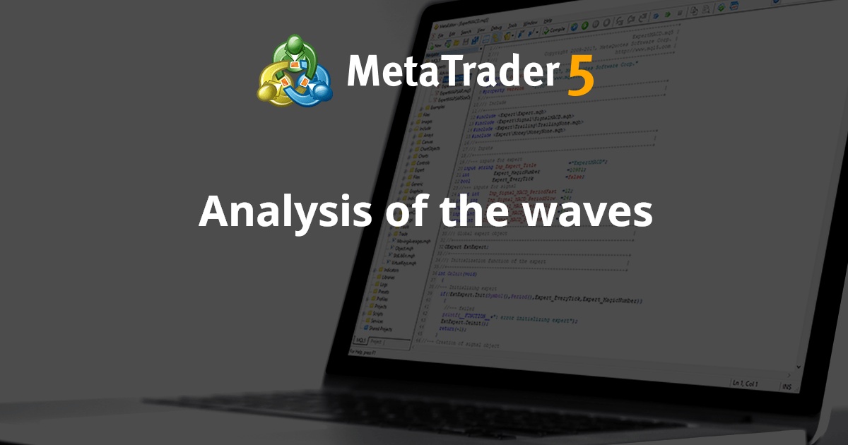 Free download of the 'Analysis of the waves' indicator by 'cmillion' for MetaTrader 4 in the ...