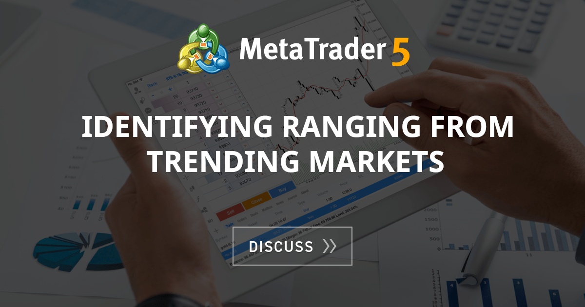 Identifying Ranging From Trending Markets Average True Range Atr Mql4 And Metatrader 4 