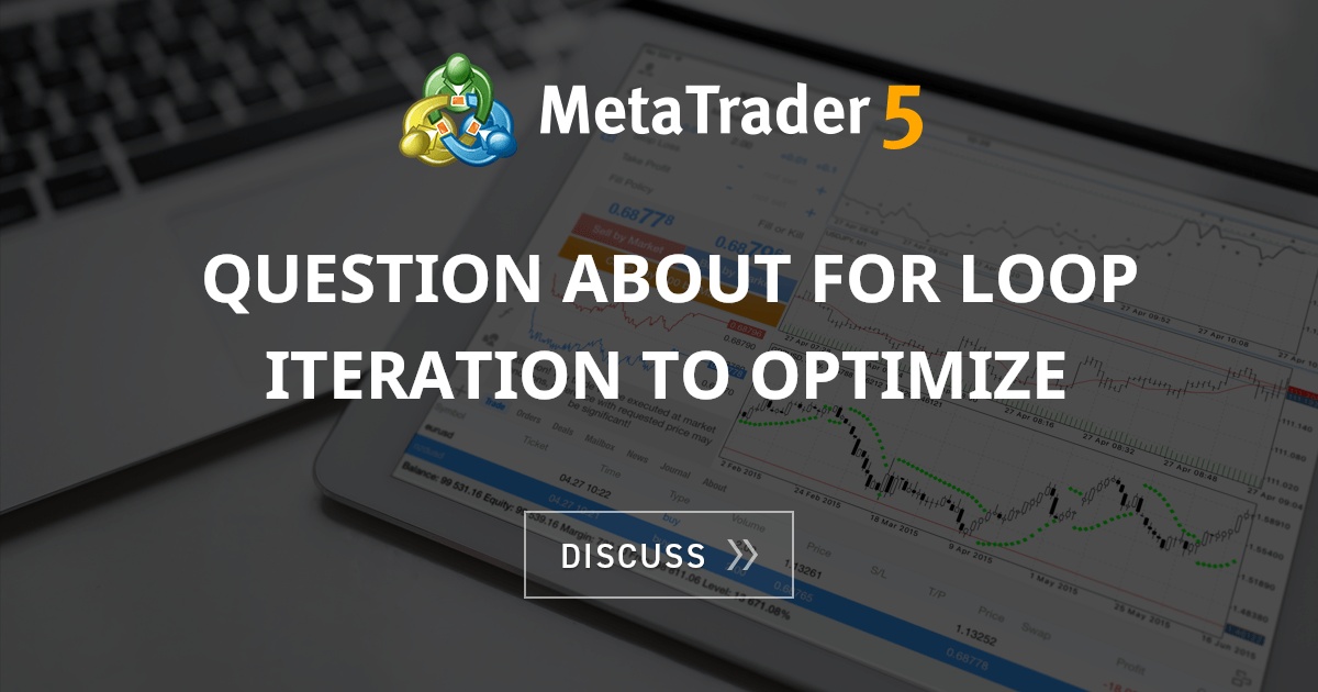 Question About For Loop Iteration To Optimize Indexes Technical Indicators Mql5