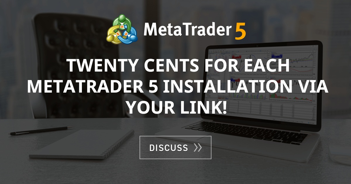 Twenty Cents For Each Metatrader 5 Installation Via Your Link Copy Trading Mql4 And