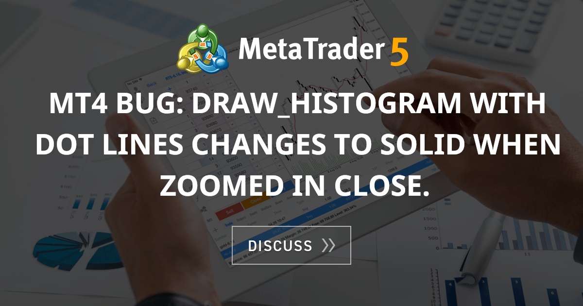 MT4 BUG: DRAW_HISTOGRAM with DOT lines changes to SOLID when zoomed in close. - Limit Orders ...