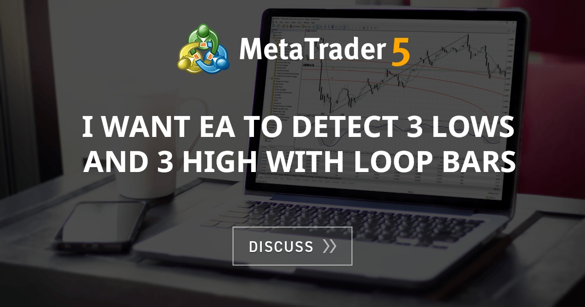 I Want Ea To Detect 3 Lows And 3 High With Loop Bars Moving Average Ma Mql4 And Metatrader