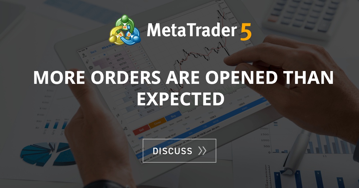 More orders are opened than expected - Moving Average, MA - MQL4 and MetaTrader 4 - MQL4 ...