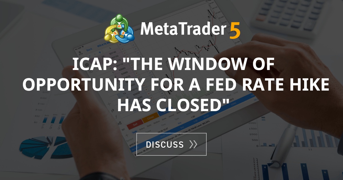 Icap The Window Of Opportunity For A Fed Rate Hike Has Closed Fed Interest Rate Hike 