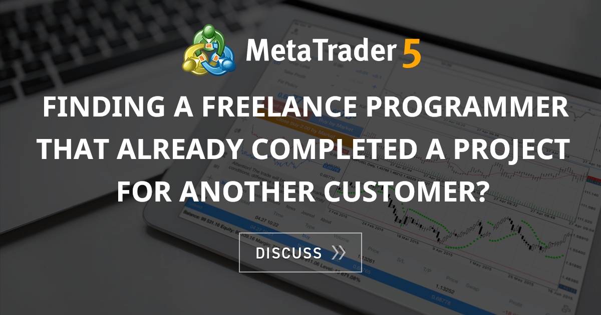 Finding A Freelance Programmer That Already Completed A Project For Another Customer 2138