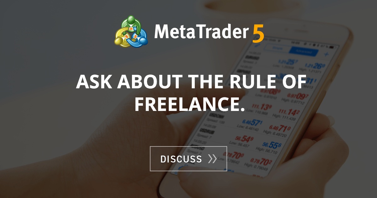Ask about the rule of freelance. - Drawdown - General - MQL5 programming forum
