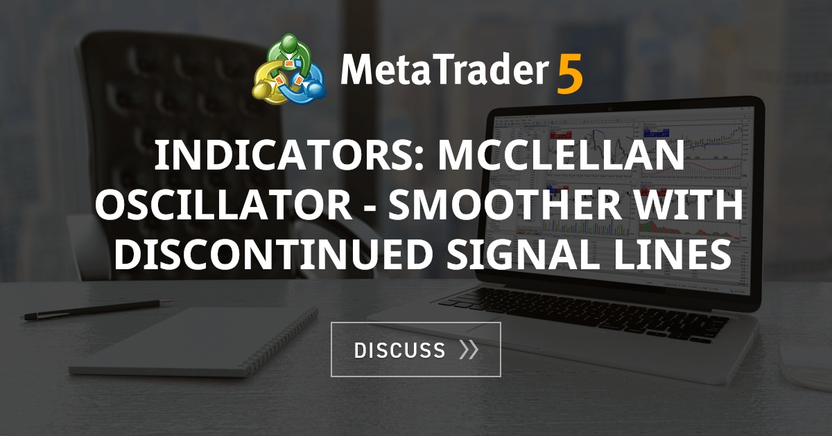 Indicators: McClellan Oscillator - smoother with discontinued signal lines - Articles, Library ...