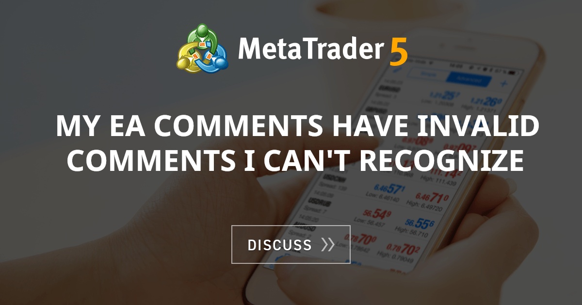 My Ea Comments Have Invalid Comments I Cant Recognize Pivot Points General Mql5