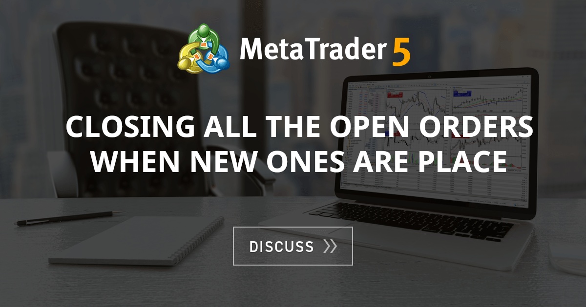 Closing All The Open Orders When New Ones Are Place Triangle Trading General Mql5
