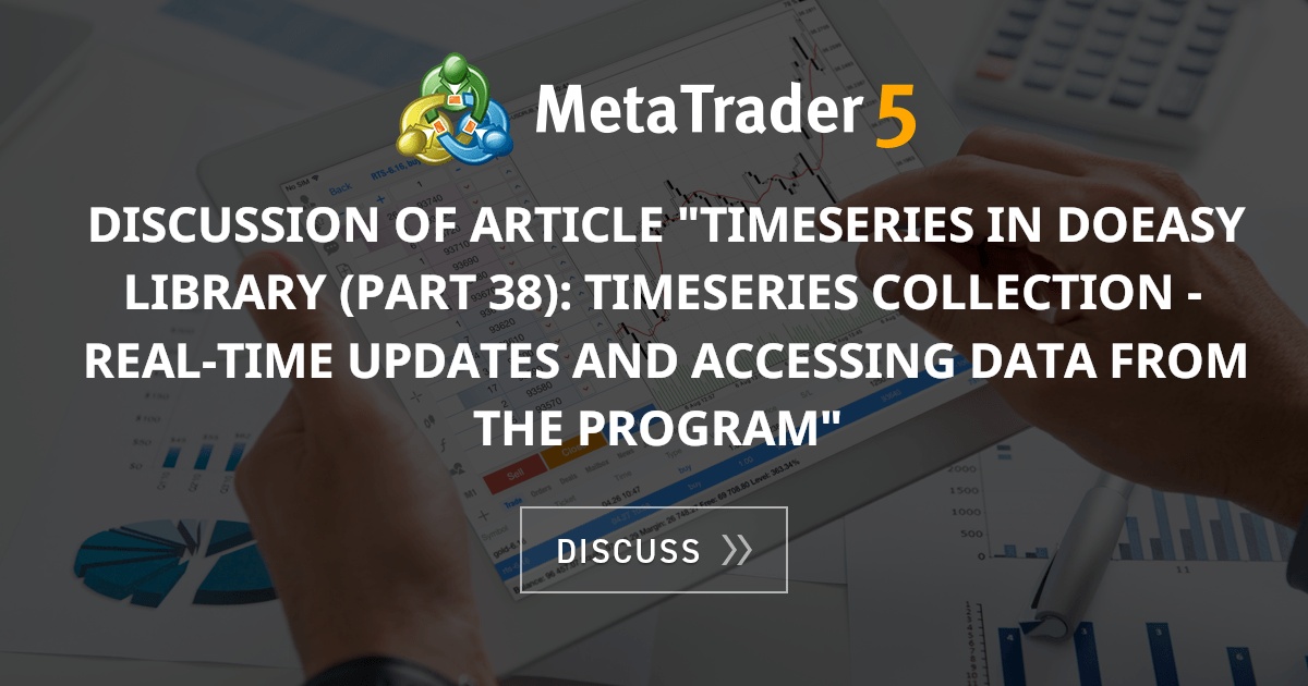 Discussion Of Article Timeseries In Doeasy Library Part 38 Timeseries Collection Real Time