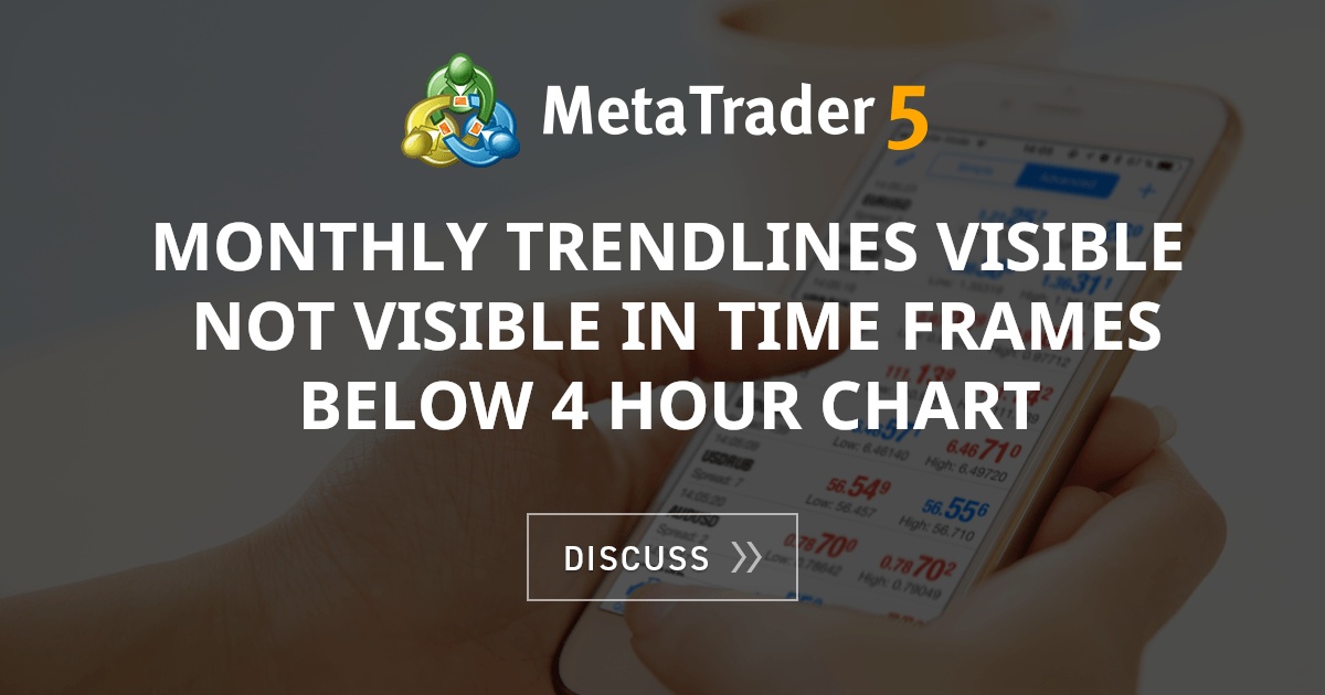 Monthly trendlines visible not visible in time frames below 4 hour chart - Trendlines - General ...