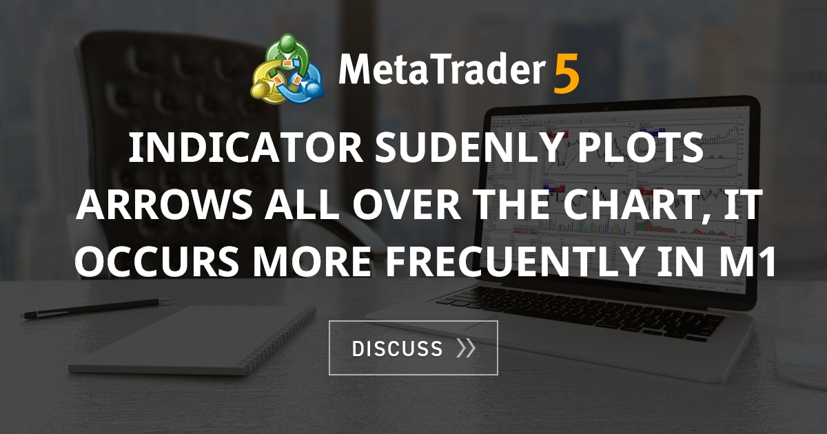 Indicator Sudenly Plots Arrows All Over The Chart It Occurs More Frecuently In M1 Indices 