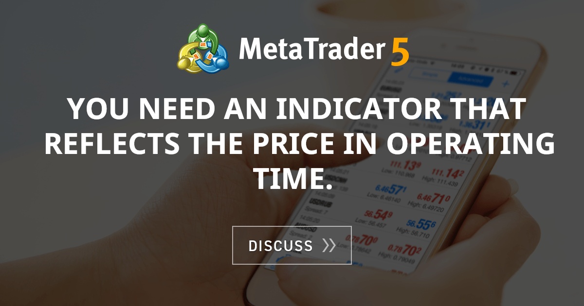 You need an indicator that reflects the price in operating time. - Price Chart - MQL4 and ...