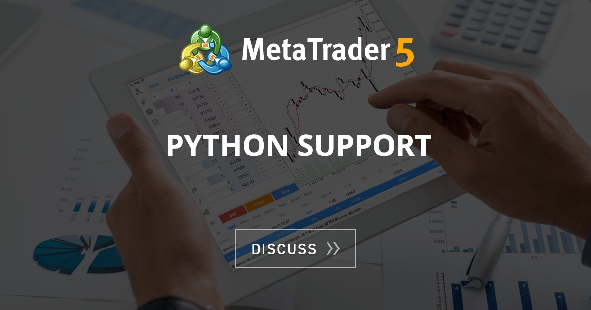 python support - Trading Forex - Expert Advisors and Automated Trading - MQL5 programming forum