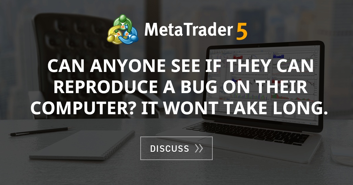 Can anyone see if they can reproduce a bug on their computer? It wont take long. - Successful ...