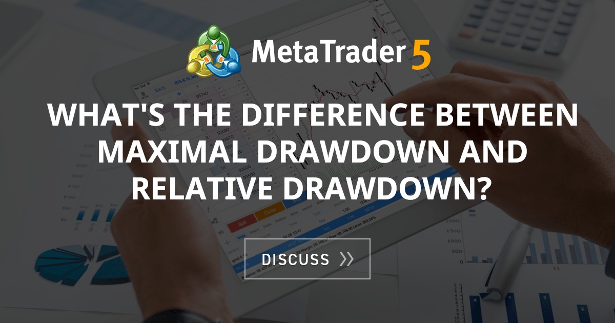 Whats The Difference Between Maximal Drawdown And Relative Drawdown Drawdown General 