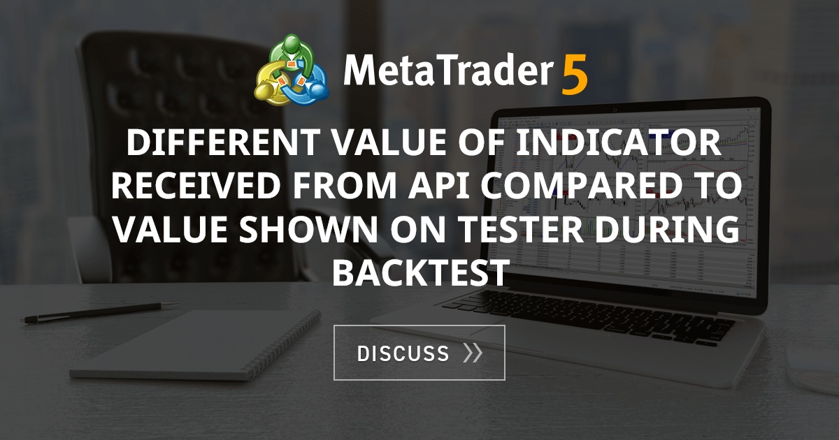 Different Value Of Indicator Received From Api Compared To Value Shown On Tester During Backtest